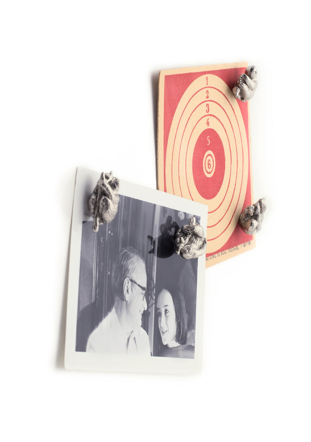 cast metal sloth magnets – three by three seattle